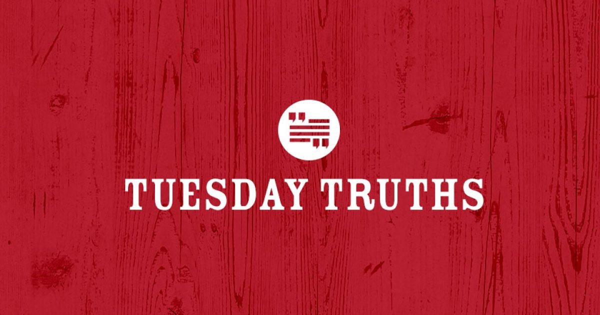 Tuesday Truths - If we claim to be without sin... | Pizza Ranch